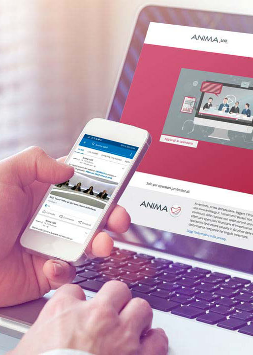 Anima Sgr diffonde i suoi contenuti live tramite una piattaforma personalizzata - Sfeera